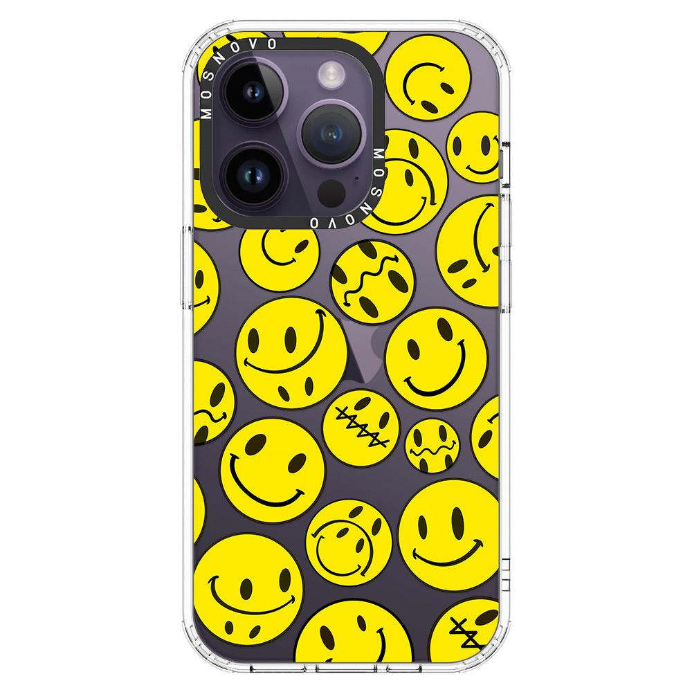 Smiley Face Phone Case - iPhone 14 Pro Case – MOSNOVO