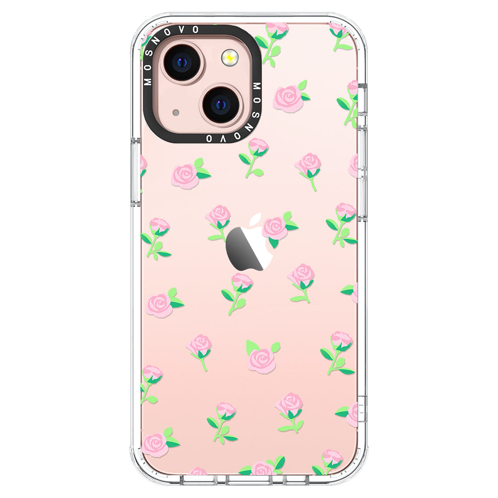 Little Pink Rose Phone Case - iPhone 13 Case – MOSNOVO