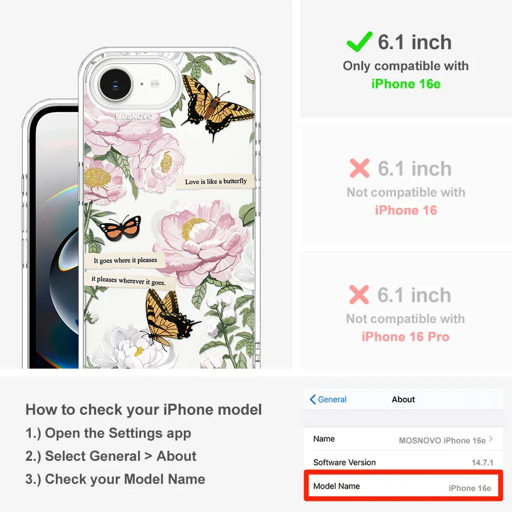 Bloom Phone Case - iPhone 16e Case – MOSNOVO