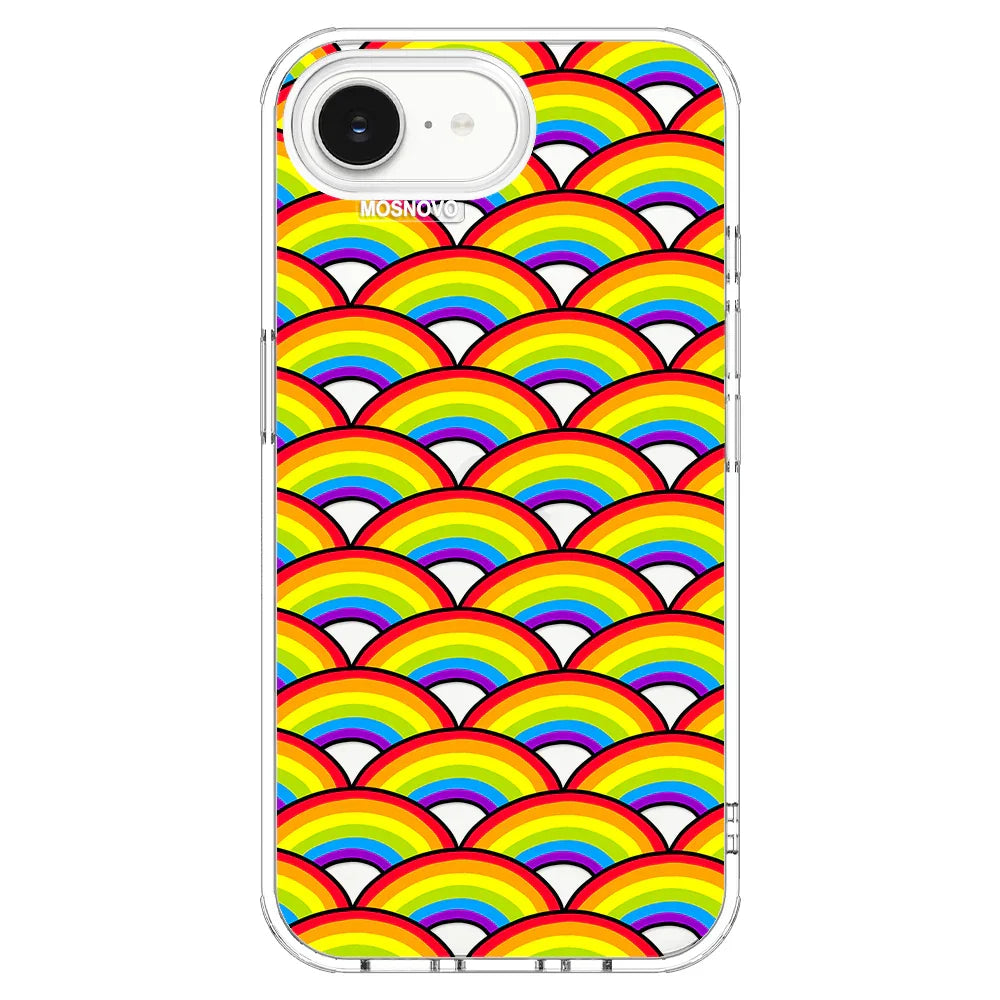Rainbow Waves Phone Case - iPhone 16e Case – MOSNOVO