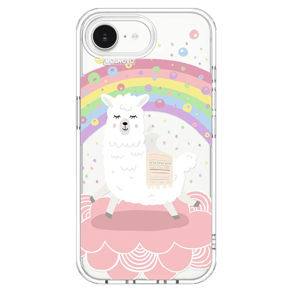 Pastel Rainbow Llama Phone Case - iPhone 16e Case – MOSNOVO