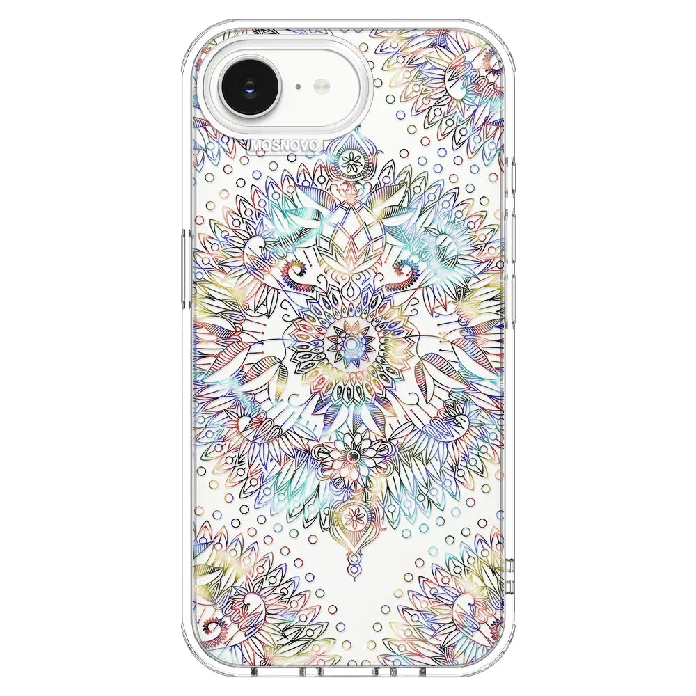 Rainbow Mandala Phone Case - iPhone 16e Case – MOSNOVO
