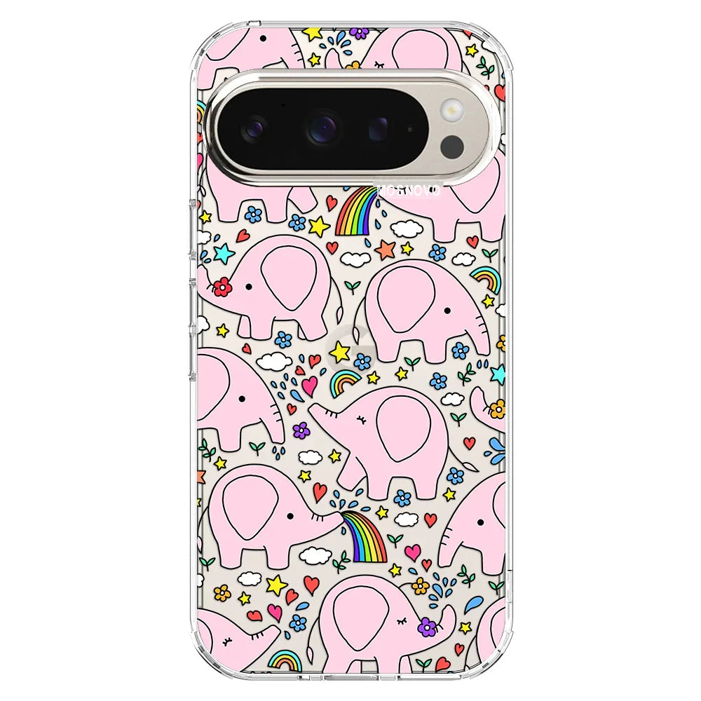 Pink Elephant Phone Case - Google Pixel 9 Pro Case – MOSNOVO