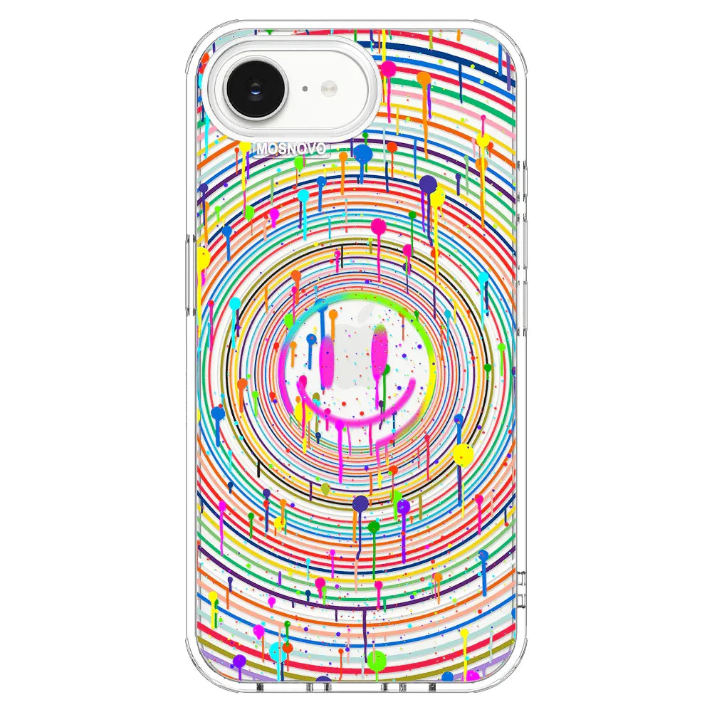 Dripping Smile Art Phone Case - iPhone 16e Case – MOSNOVO