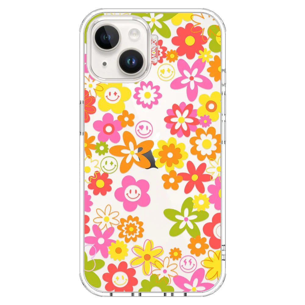 70's Groovy Floral Phone Case - iPhone 13 Case – MOSNOVO