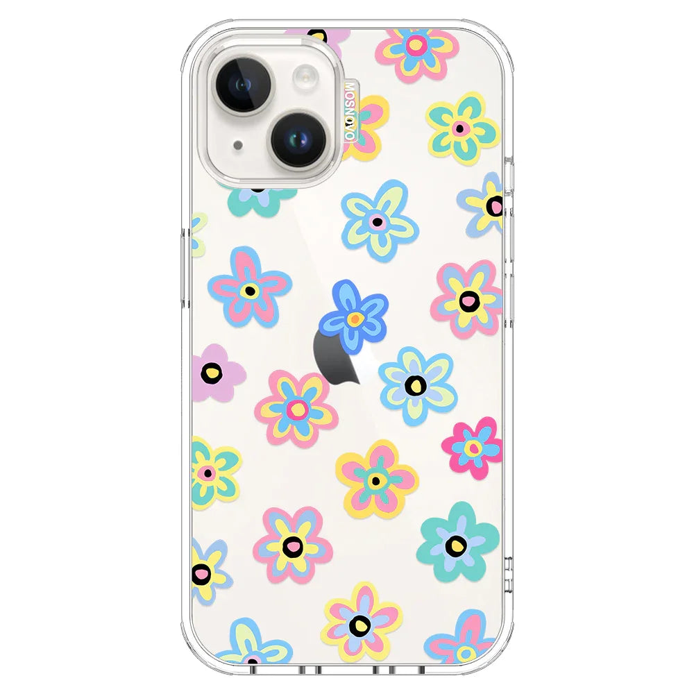 Groovy Flower Phone Case - iPhone 14 Case – MOSNOVO