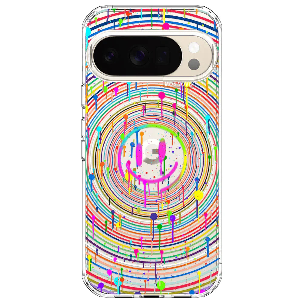 Dripping Smile Art Phone Case - Google Pixel 10 Pro Case – MOSNOVO