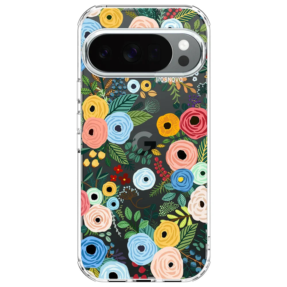 Pastel Floral Garden Phone Case - Google Pixel 10 Pro XL Case – MOSNOVO