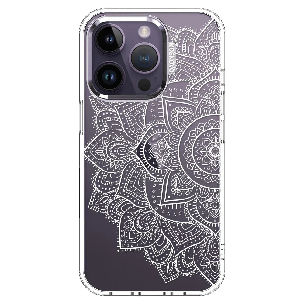 Half Mandala Phone Case - iPhone 14 Pro Case – MOSNOVO