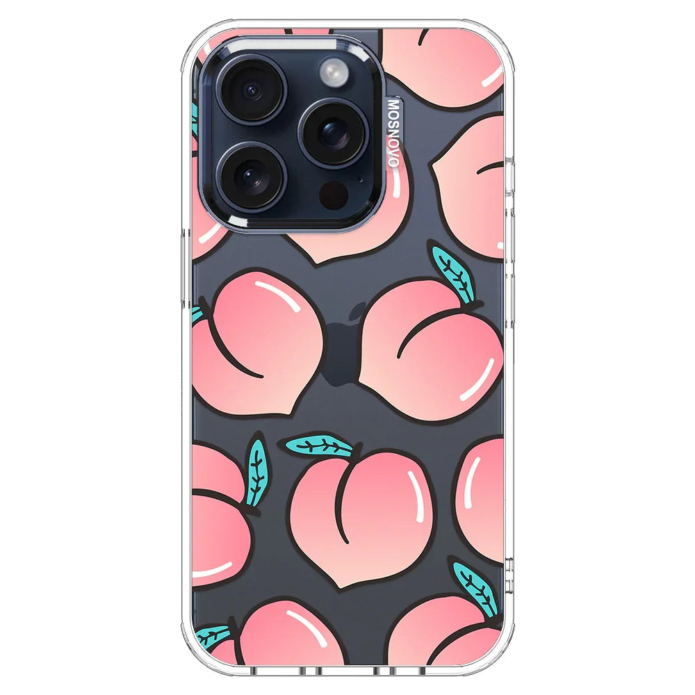 Cute Peach Phone Case - iPhone 15 Pro Case – MOSNOVO