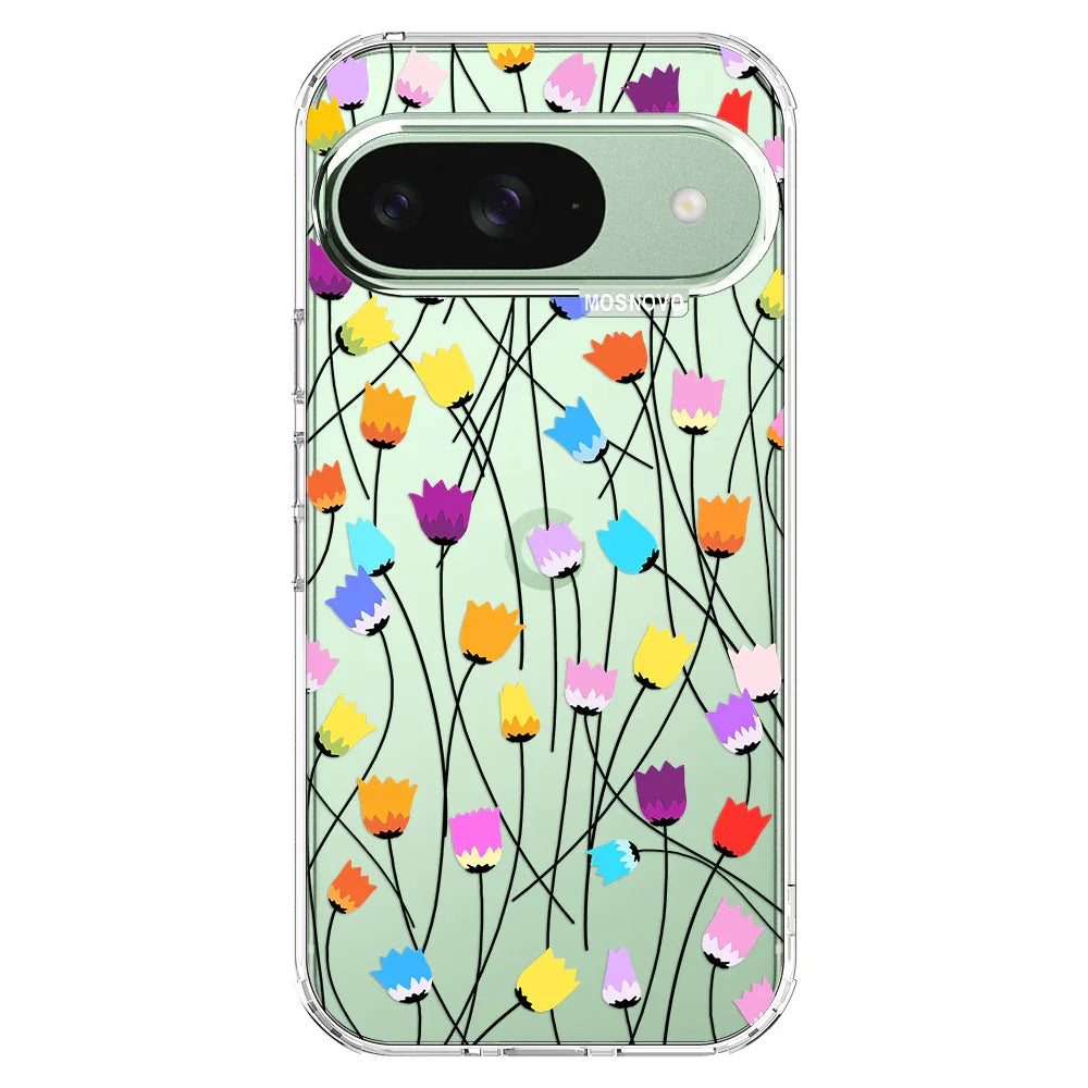 Tulips Bloom Floral Phone Case - Google Pixel 9 Case – MOSNOVO