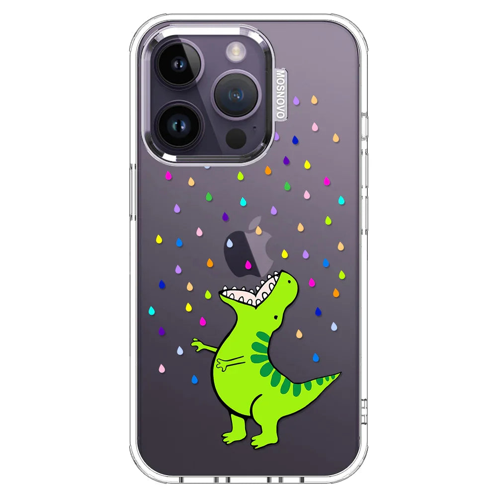 Rainbow Dinosaur Phone Case - iPhone 14 Pro Case – MOSNOVO