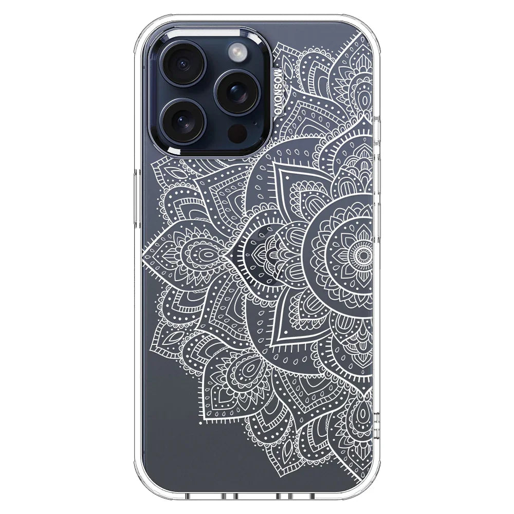 Half Mandala Phone Case - iPhone 15 Pro Max Case – MOSNOVO