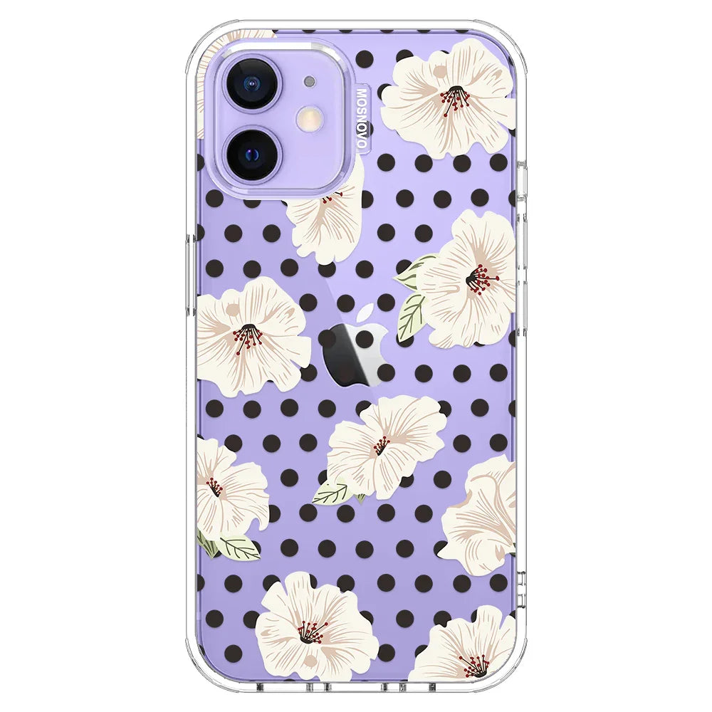 Vintage Hibiscus Flower Phone Case - iPhone 12 Case – MOSNOVO