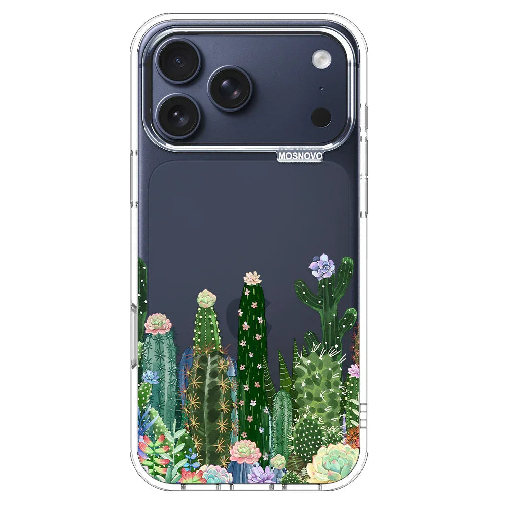 Succulents Garden Phone Case - iPhone 17 Pro Max Case – MOSNOVO