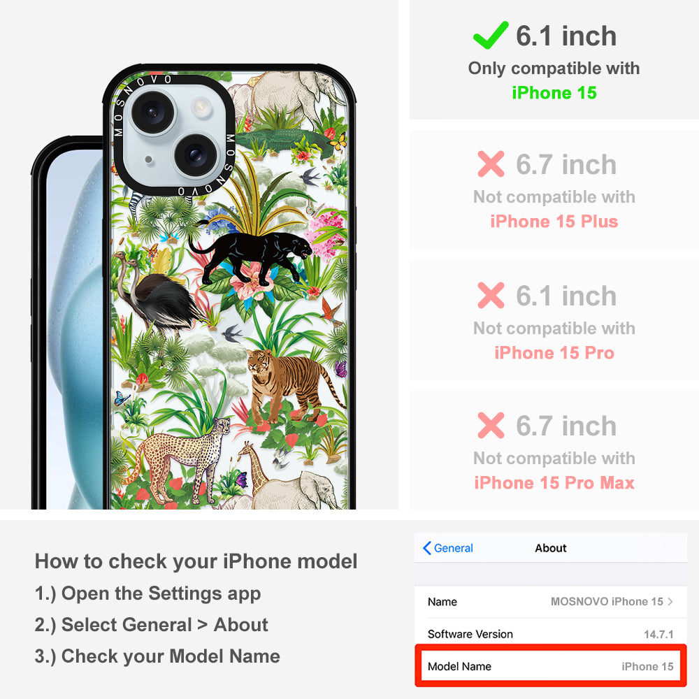 Wildlife Phone Case - iPhone 15 Case – MOSNOVO