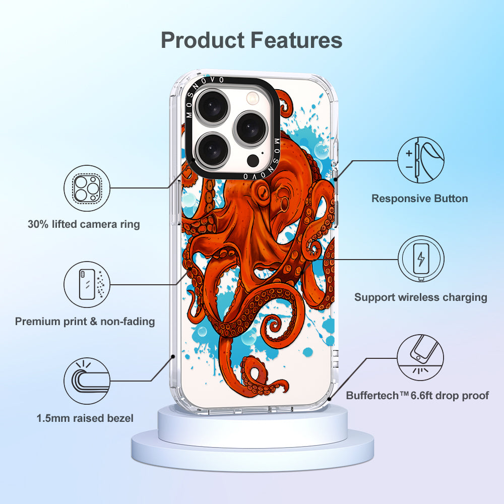 Octopus Phone Case - iPhone 15 Pro Case – MOSNOVO
