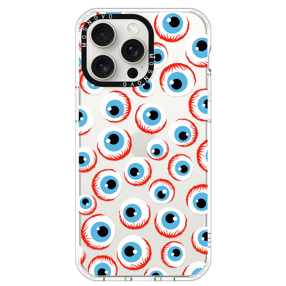 Scary Eyeball Phone Case - iPhone 15 Pro Max Case – MOSNOVO