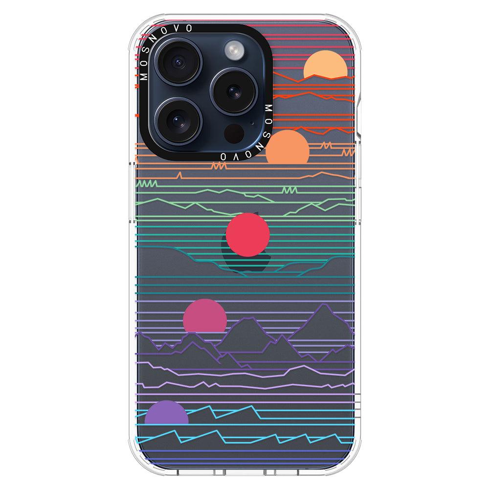 Sunrise and Sunset Phone Case - iPhone 15 Pro Case – MOSNOVO