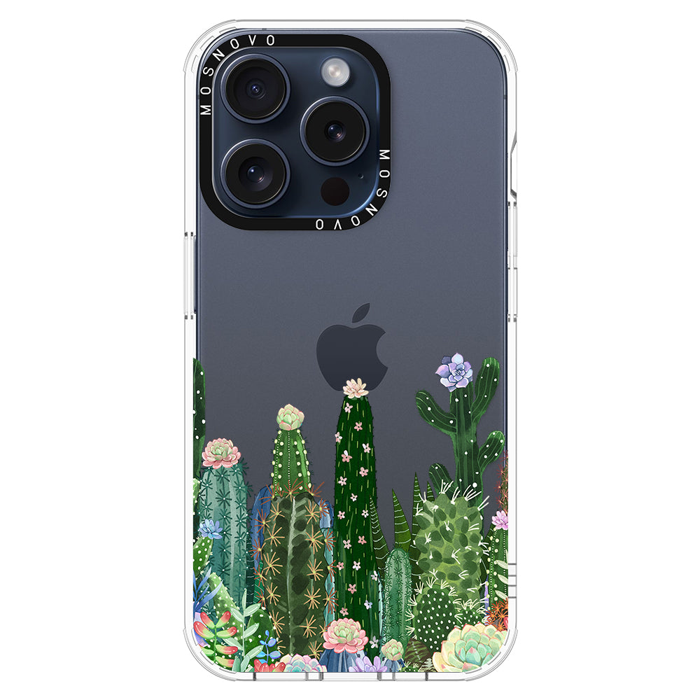 Succulents Garden Phone Case - iPhone 15 Pro Case – MOSNOVO