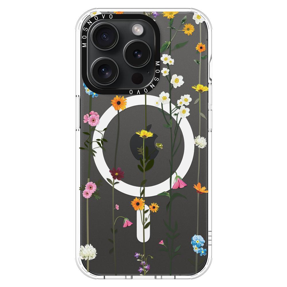 Wildflowers Phone Case - iPhone 15 Pro Case – MOSNOVO