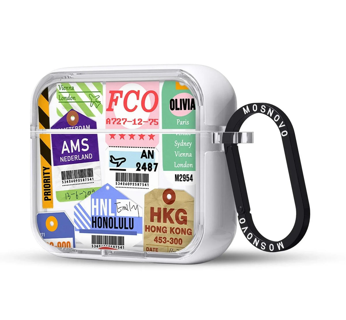 Air Ticket Labels AirPods 3 Case (3rd Generation) – MOSNOVO