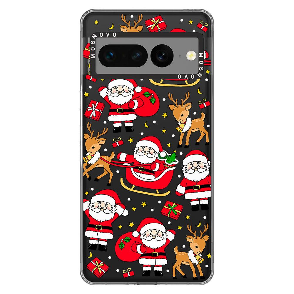Cute Santa Claus Deer Phone Case - Google Pixel 7 Pro Case – MOSNOVO