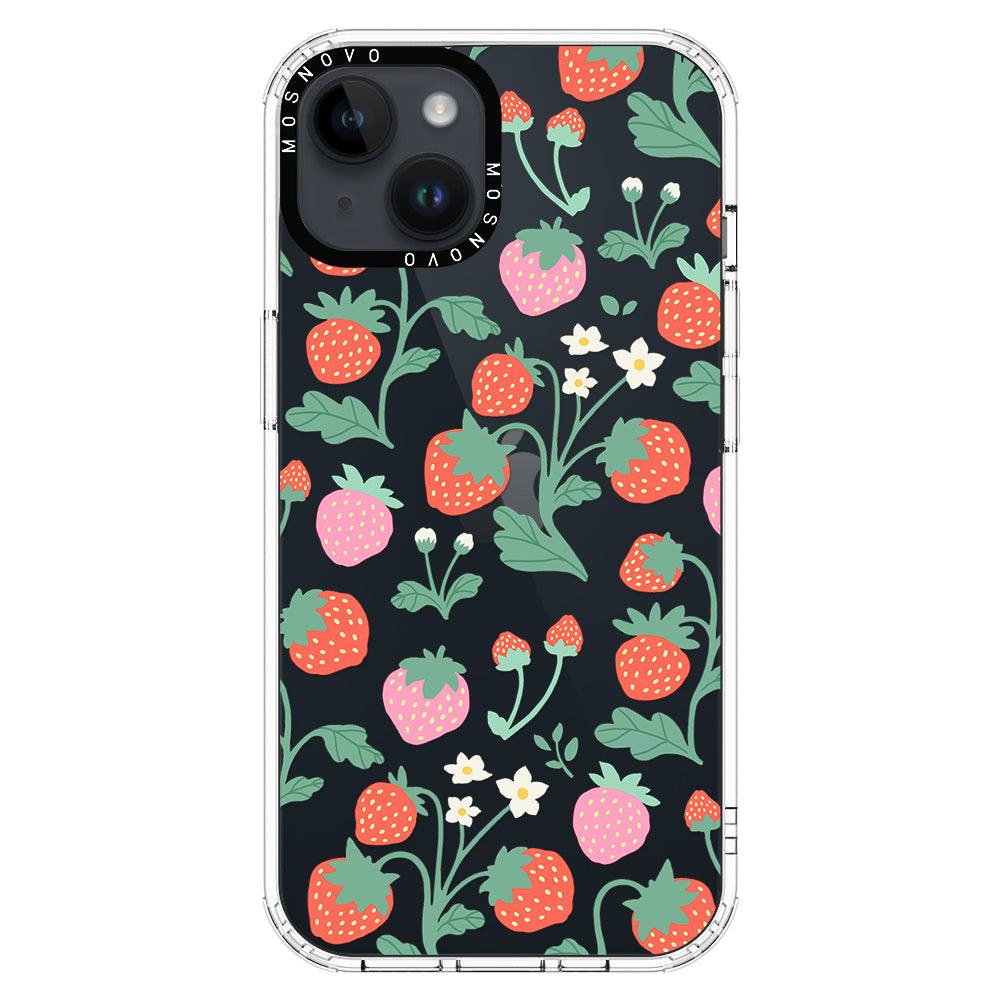 Strawberry Garden Phone Case - iPhone 14 Case – MOSNOVO