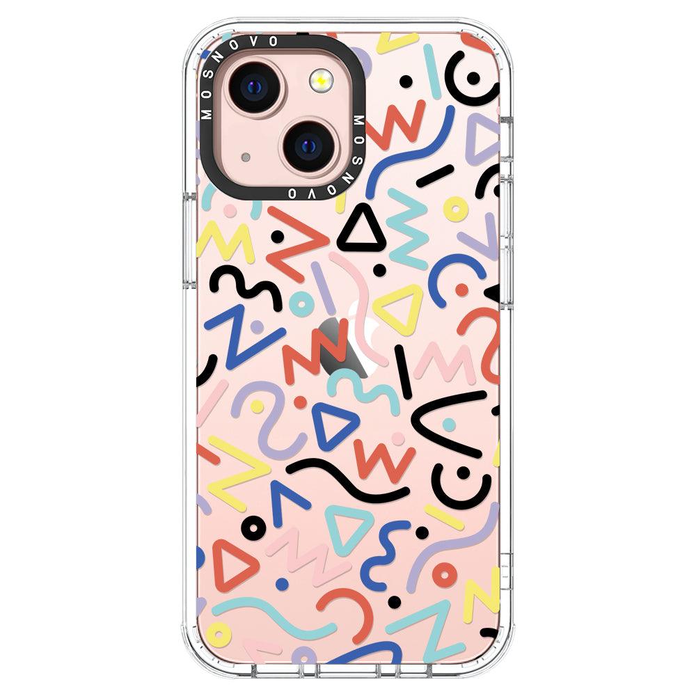 Doodle Art Phone Case - iPhone 13 Mini Case – MOSNOVO