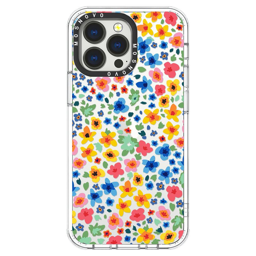 Lovely Floral Flower Phone Case - iPhone 13 Pro Case – MOSNOVO