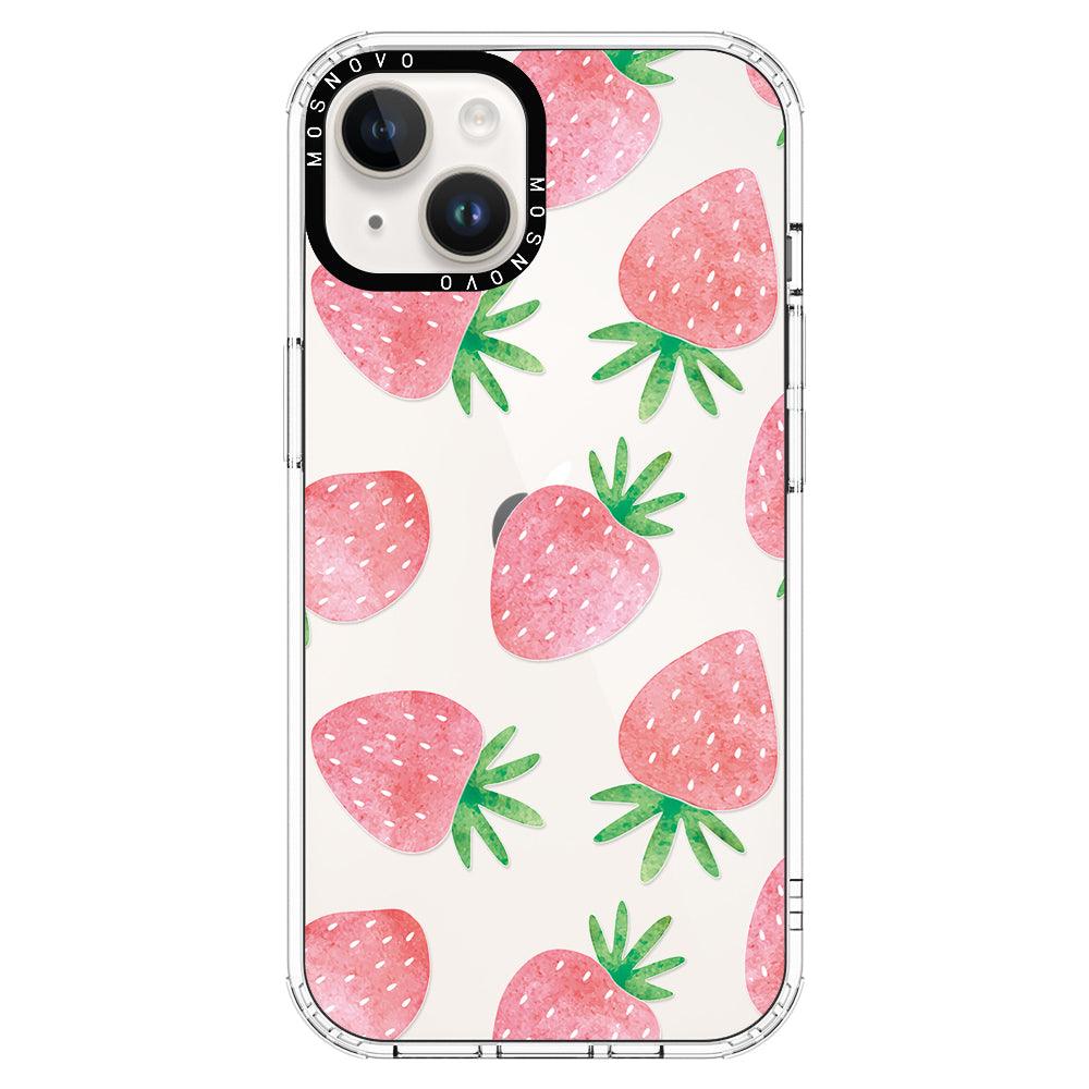 Pastel Strawberry Phone Case - iPhone 14 Case – MOSNOVO