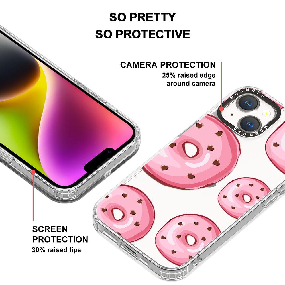 Pink Donuts Phone Case - iPhone 14 Case – MOSNOVO