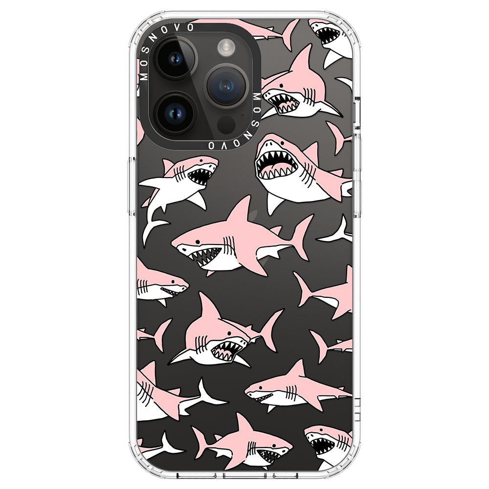 Pink Shark Phone Case - iPhone 14 Pro Max Case – MOSNOVO