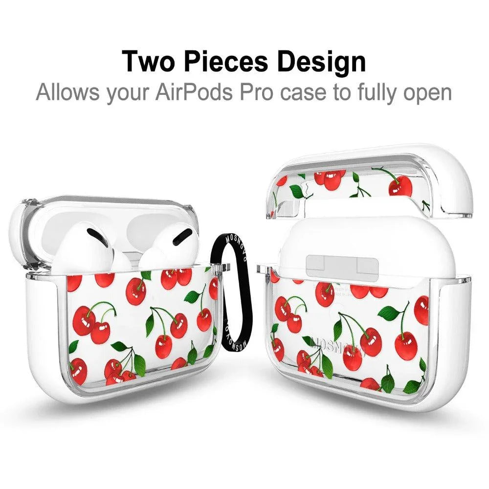 Poppy Cherry AirPods Pro Case – MOSNOVO