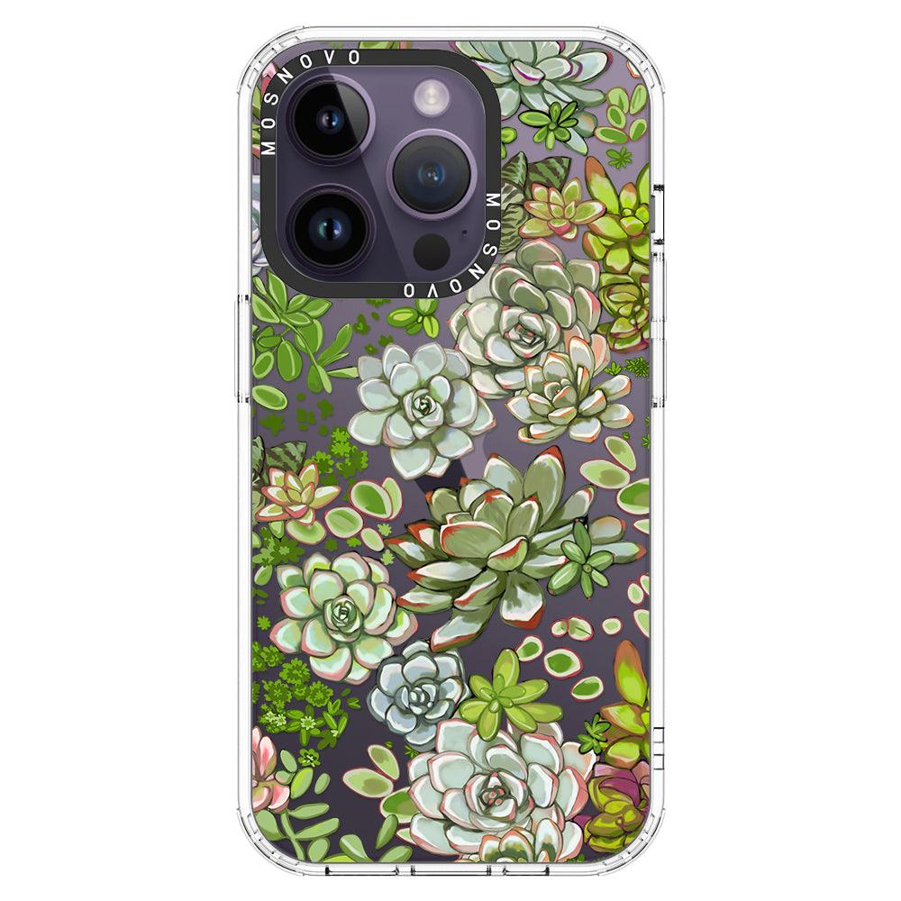 Succulents Phone Case - iPhone 14 Pro Case – MOSNOVO