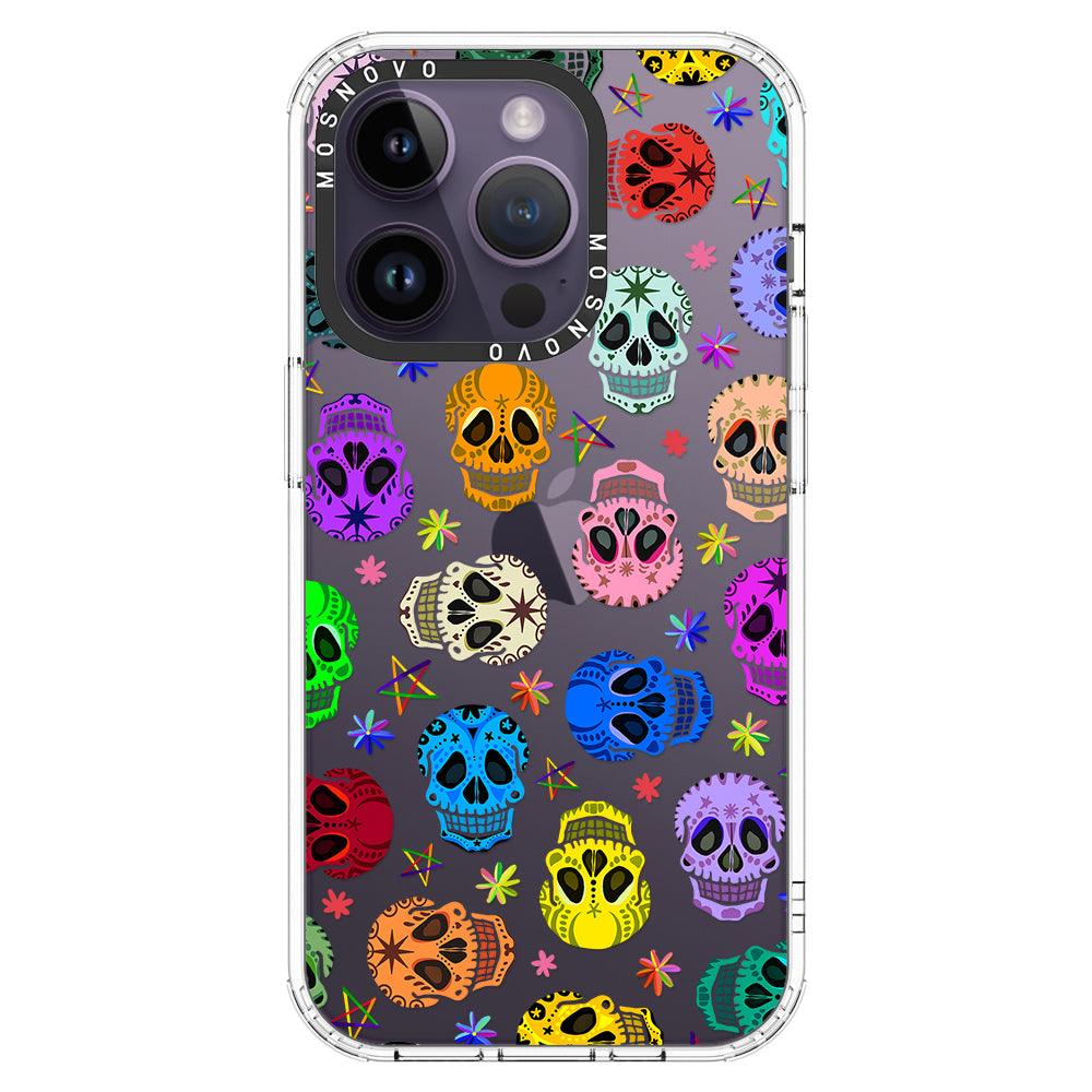 Sugar Skull Phone Case - iPhone 14 Pro Case – MOSNOVO