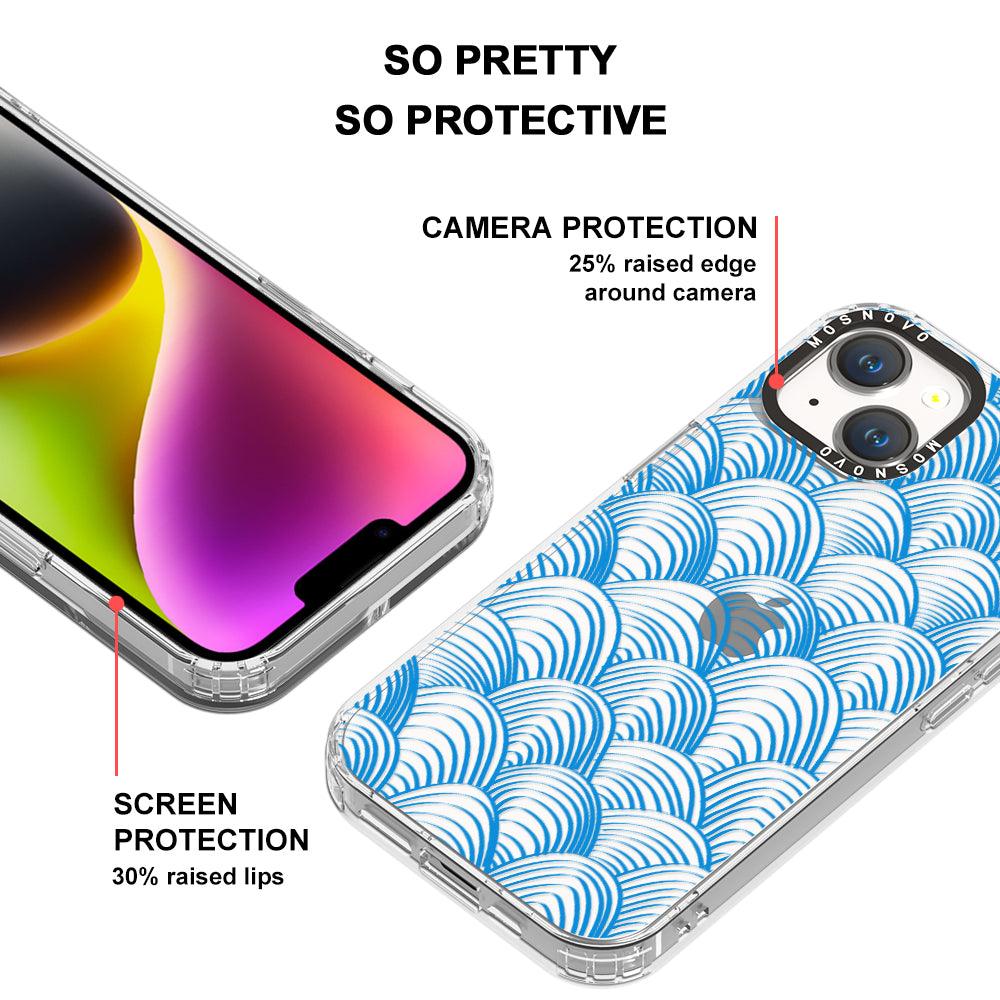 Wave Art Phone Case - iPhone 14 Case – MOSNOVO